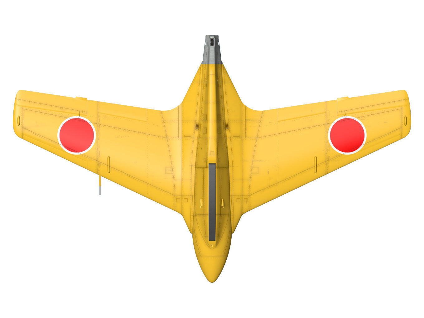 Mitsubishi J8M Ki-200 Syusui 3D model | CGTrader