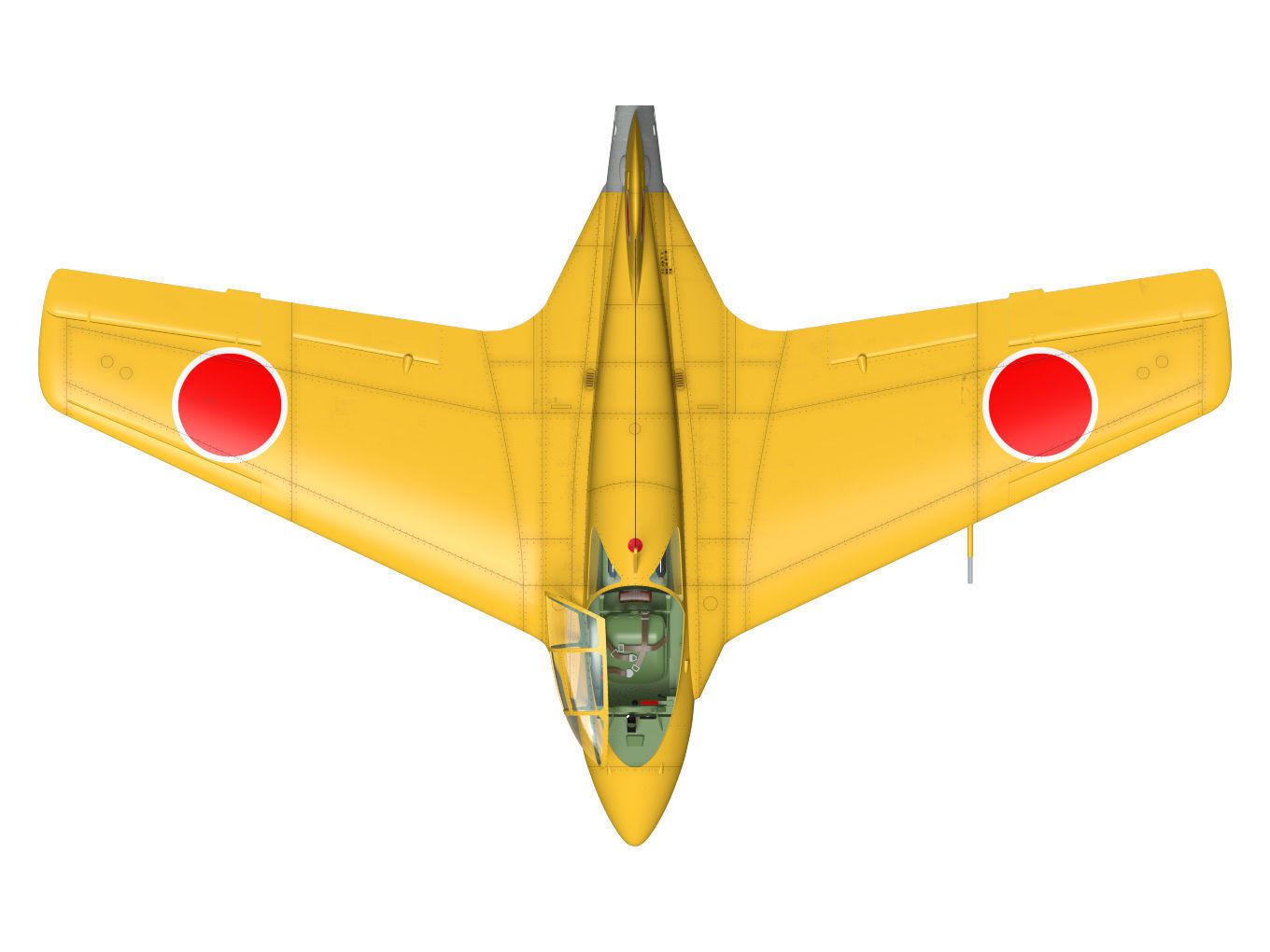 Mitsubishi J8M Ki-200 Syusui 3D model | CGTrader