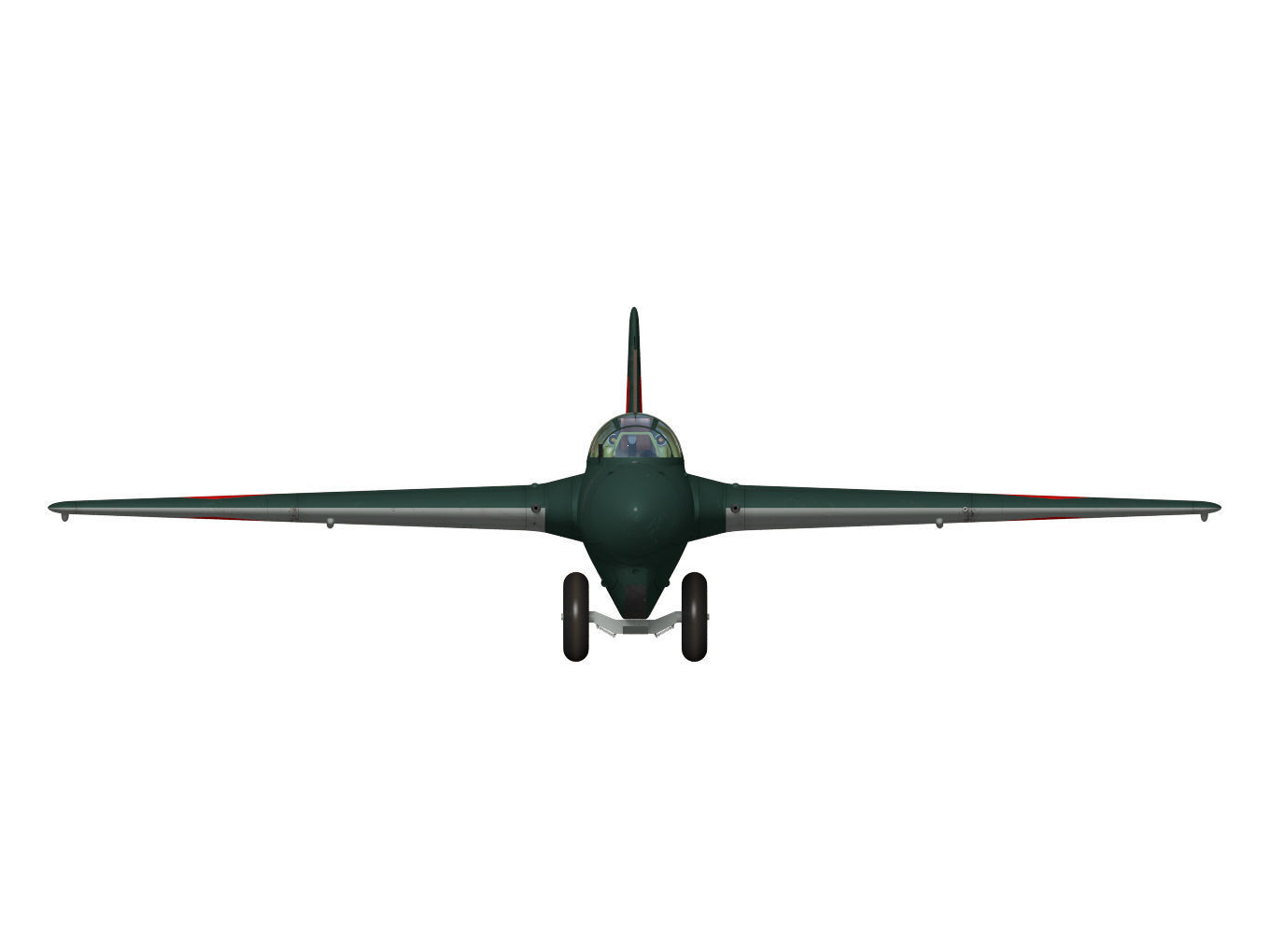 Mitsubishi J8M Ki-200 Syusui 3D model | CGTrader