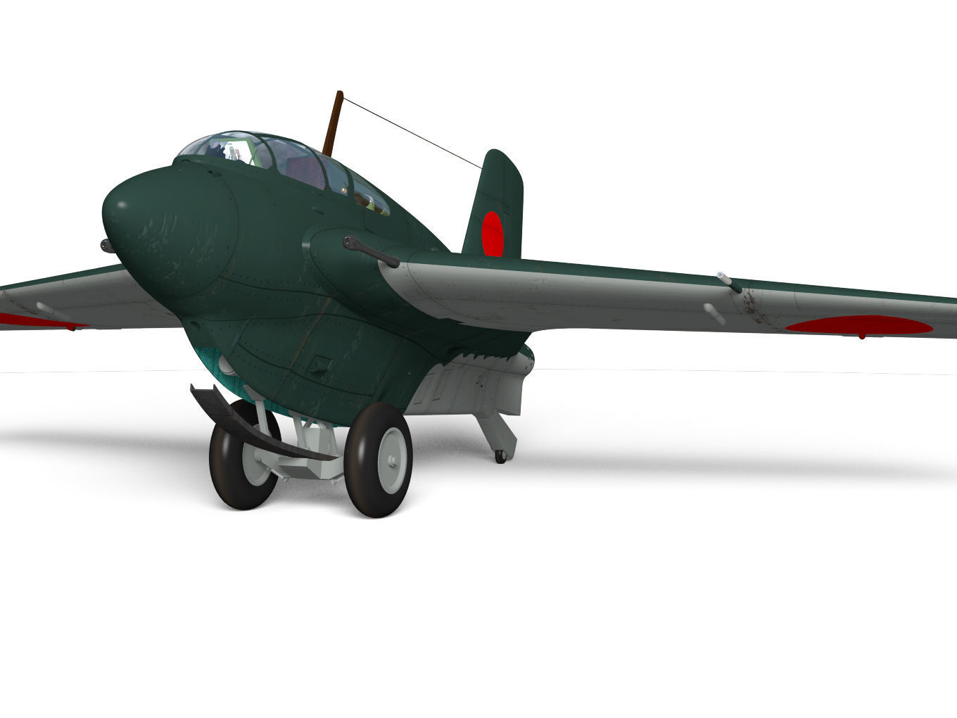 Mitsubishi J8M Ki-200 Syusui 3D model | CGTrader