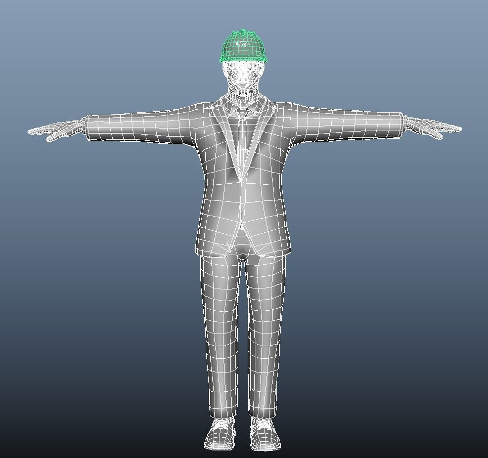 3D model Worker Character Pack 2 RIGGED VR / AR / low-poly | CGTrader