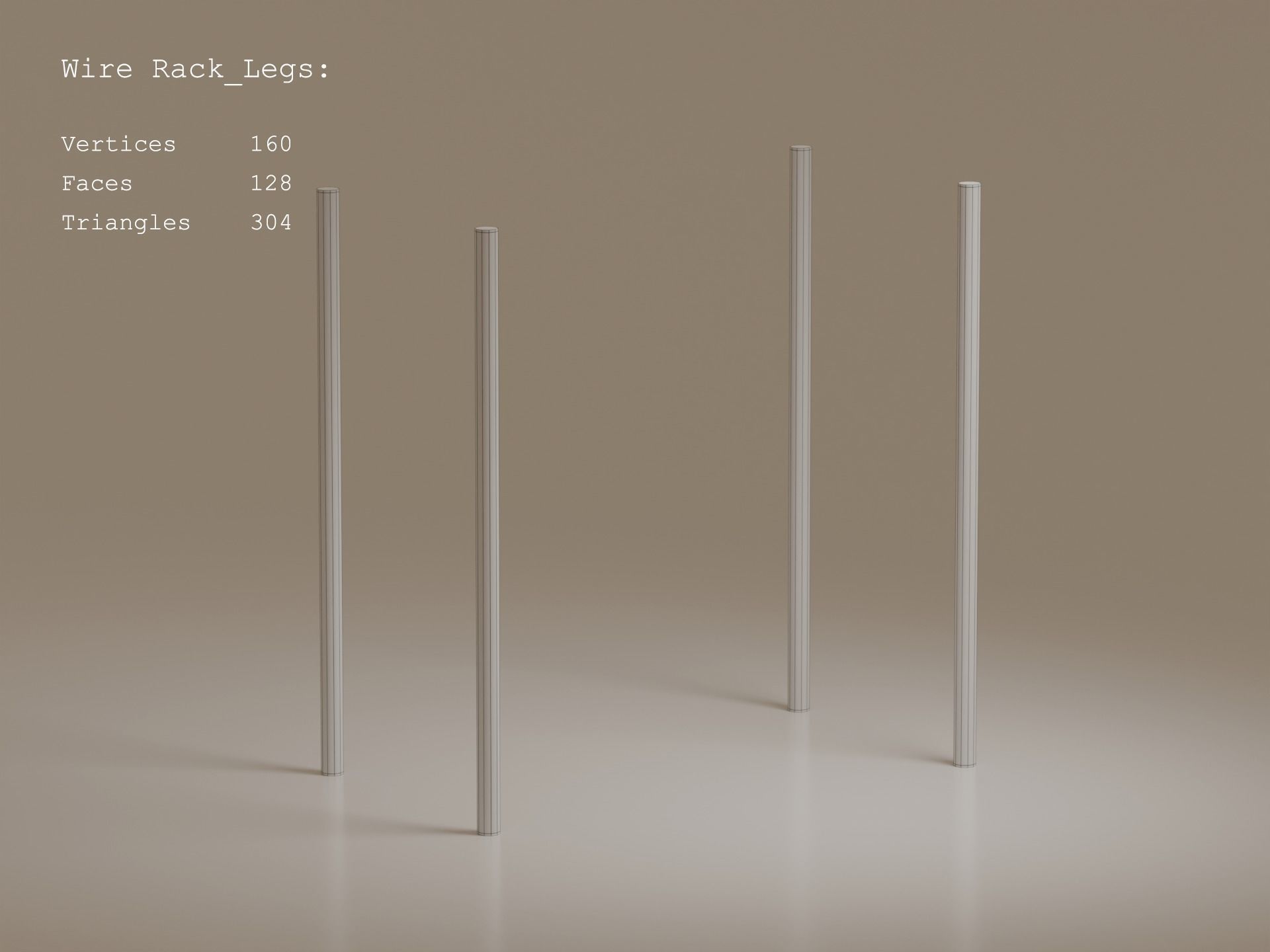 3D model Low Poly Wire Rack VR / AR / low-poly | CGTrader