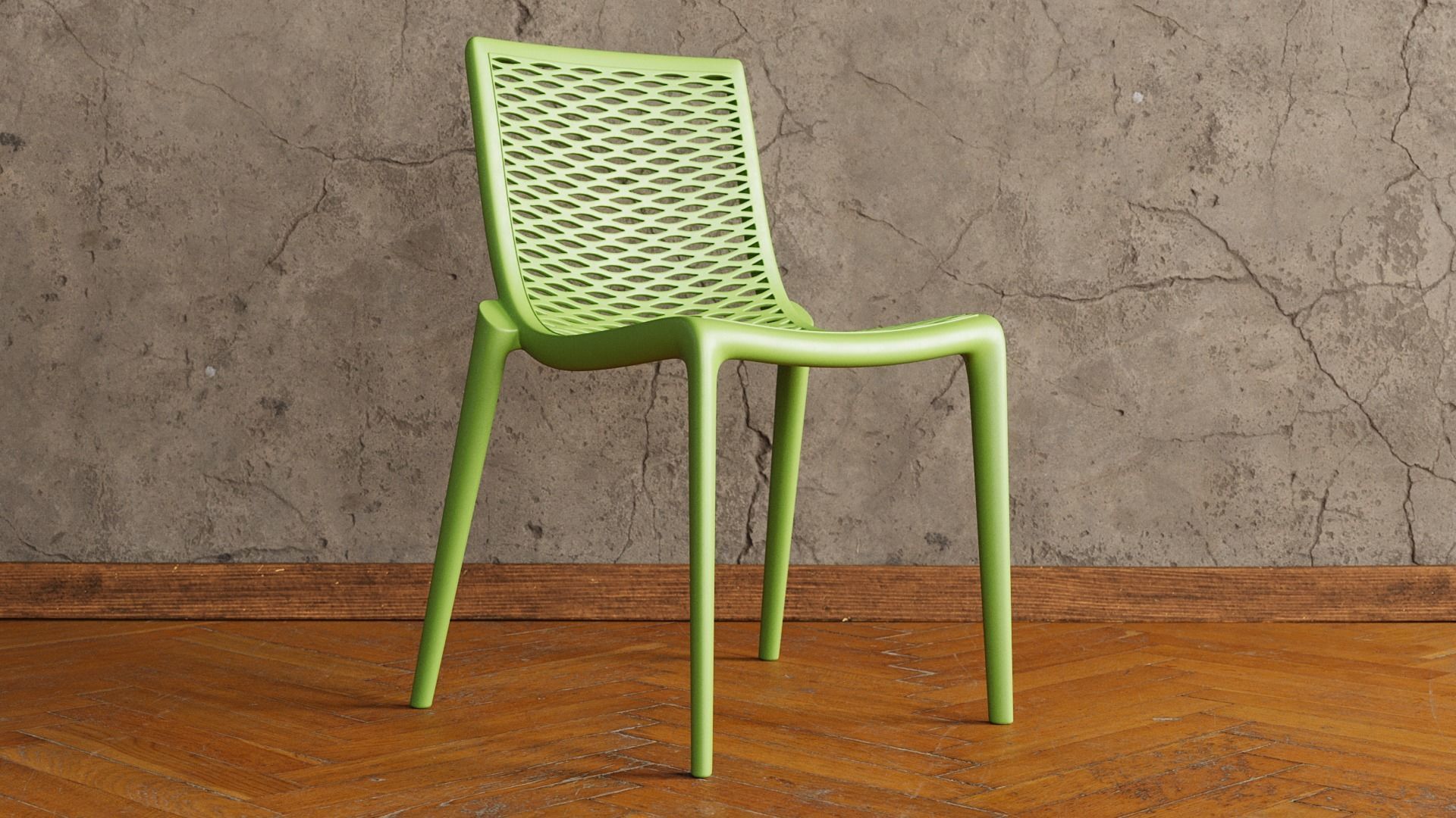 Stacking Dining Chair 3D model | CGTrader