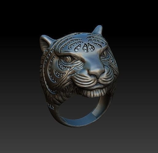 Tiger Ring 3D model | CGTrader