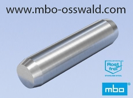 Parallel pins DIN EN ISO 8734 stainless steel type A free 3D model ...