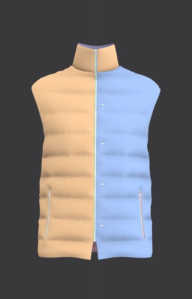 3D model Gilet vest women 3d model VR / AR / low-poly | CGTrader