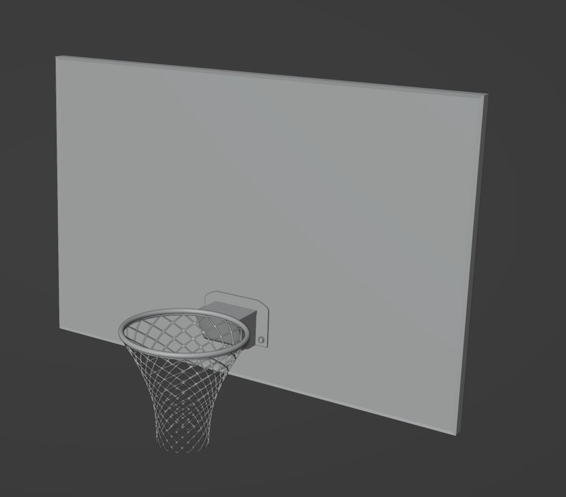 Simple Basketball Hoop 3D model | CGTrader
