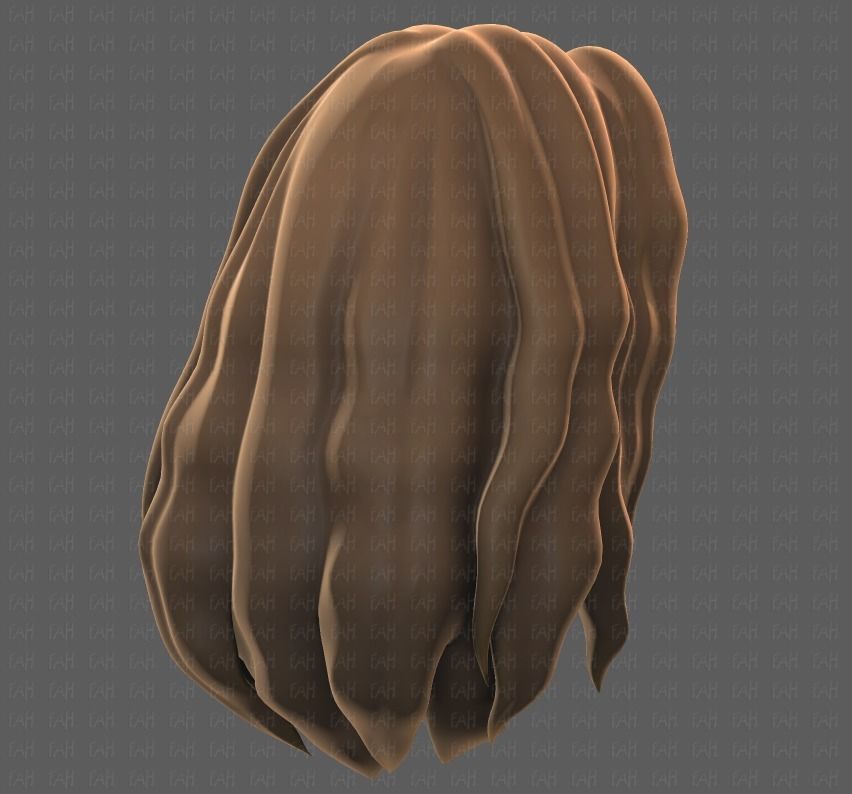 3D model Base Hair for girl V26 VR / AR / low-poly | CGTrader