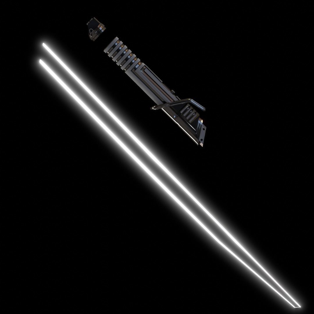 Darksaber star wars lightsaber and light saber 3D model 3D printable ...
