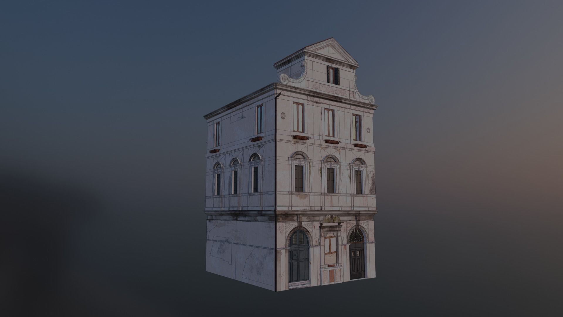 3D model Venice Building Game-Ready VR / AR / low-poly | CGTrader