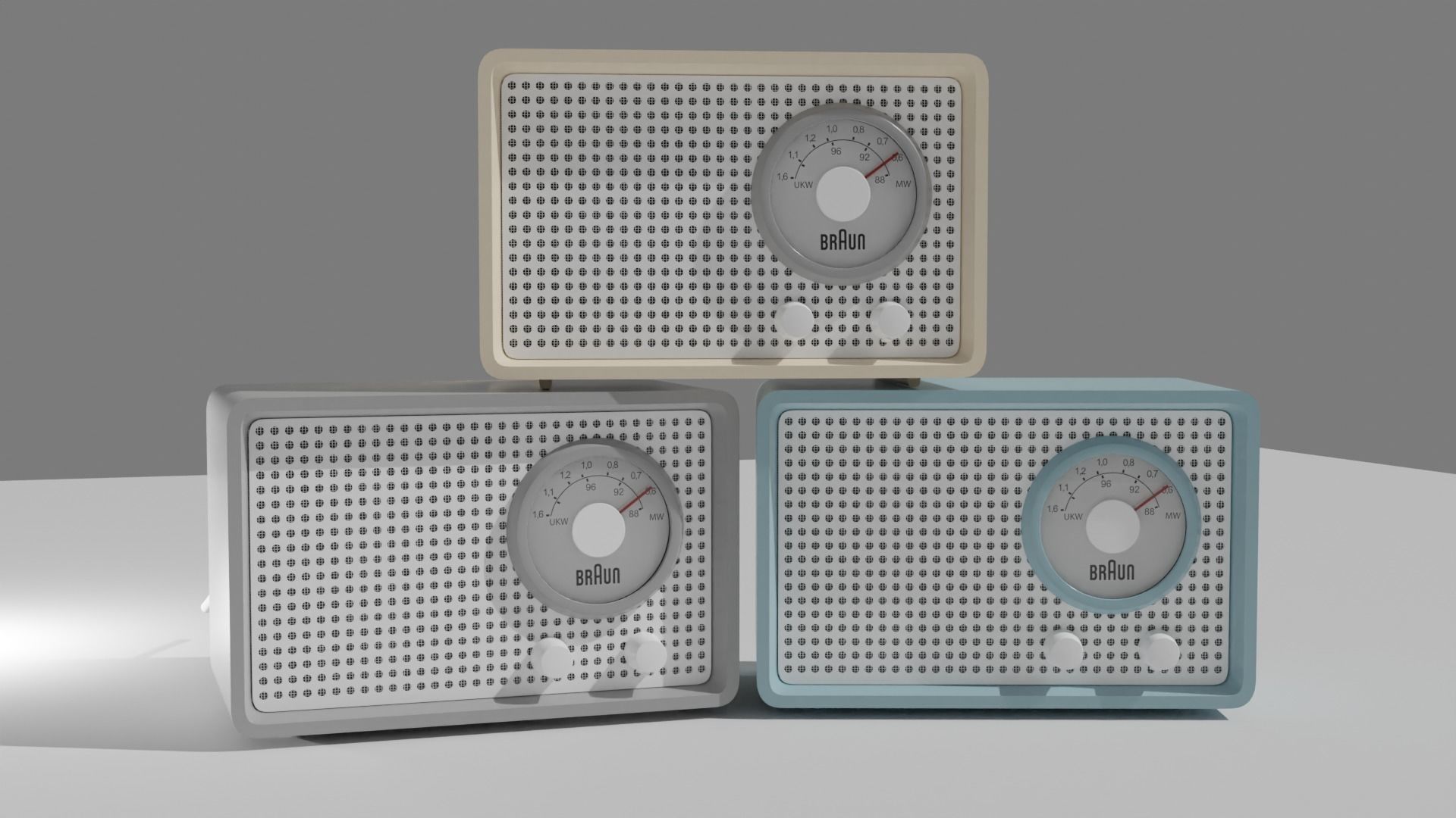 Braun SK2 Radio 3D model | CGTrader