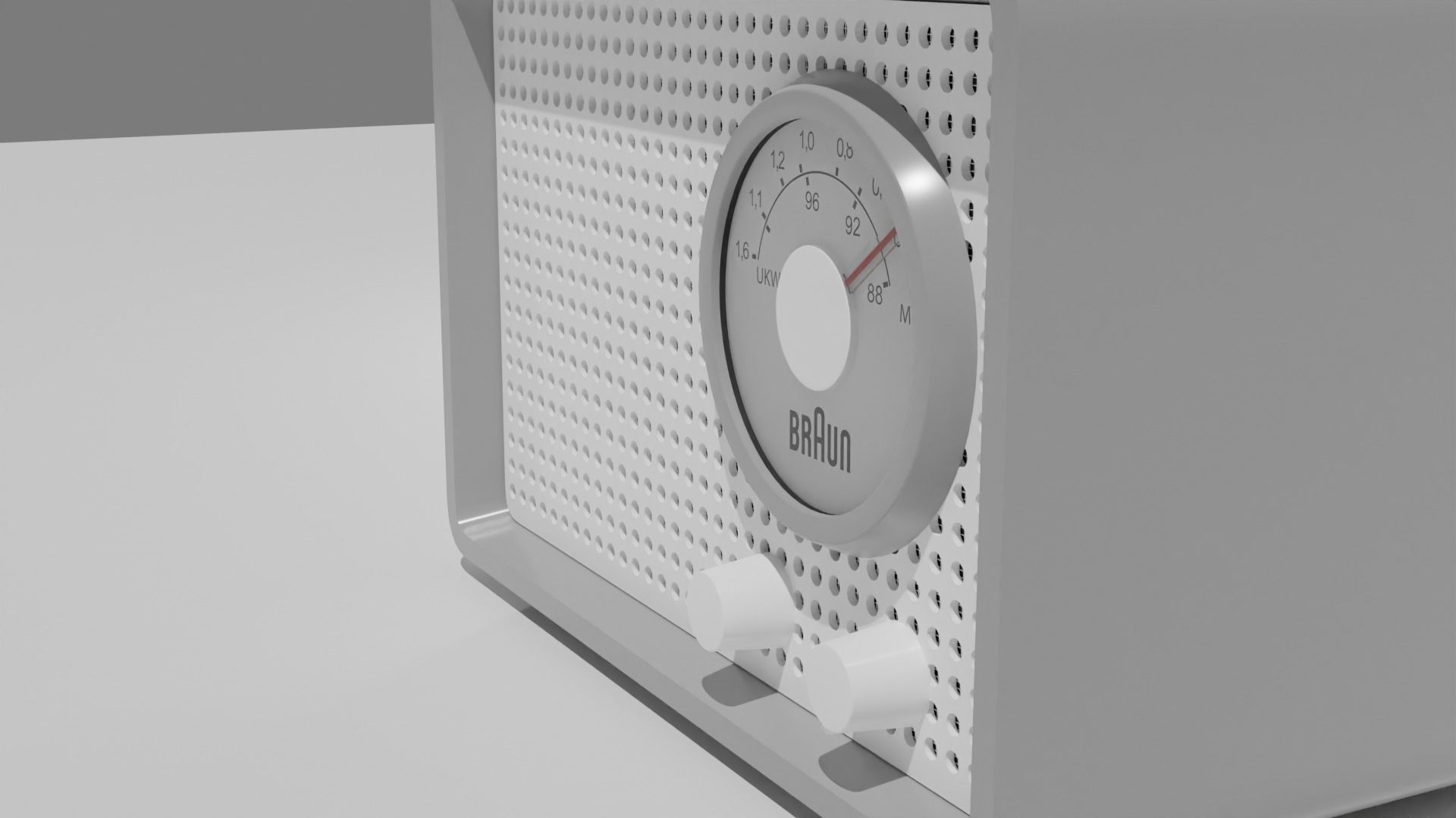 Braun SK2 Radio 3D model | CGTrader