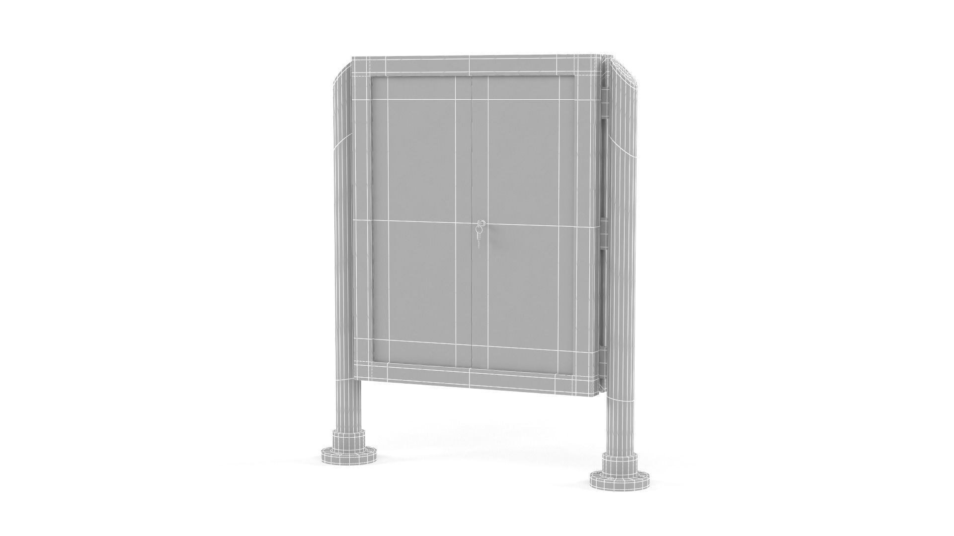 Electronic Kiosk 3D model | CGTrader