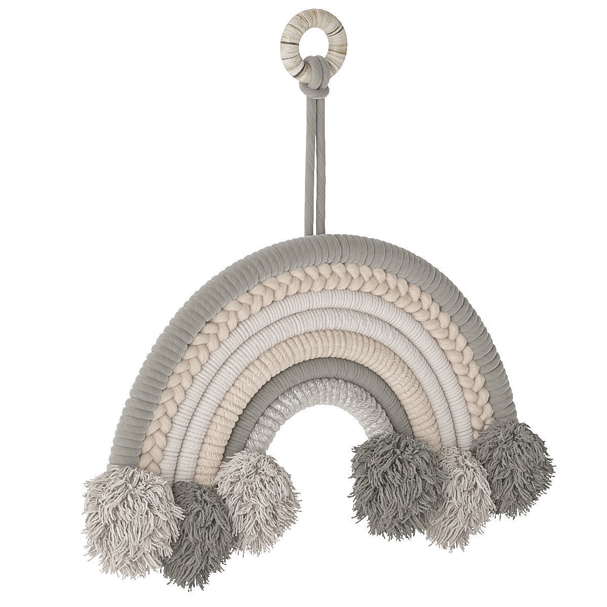 Macrame rainbow 3D model | CGTrader