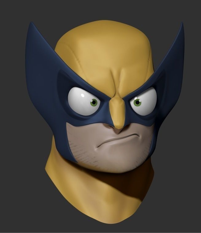 wolverine 5cm 3D model 3D printable | CGTrader