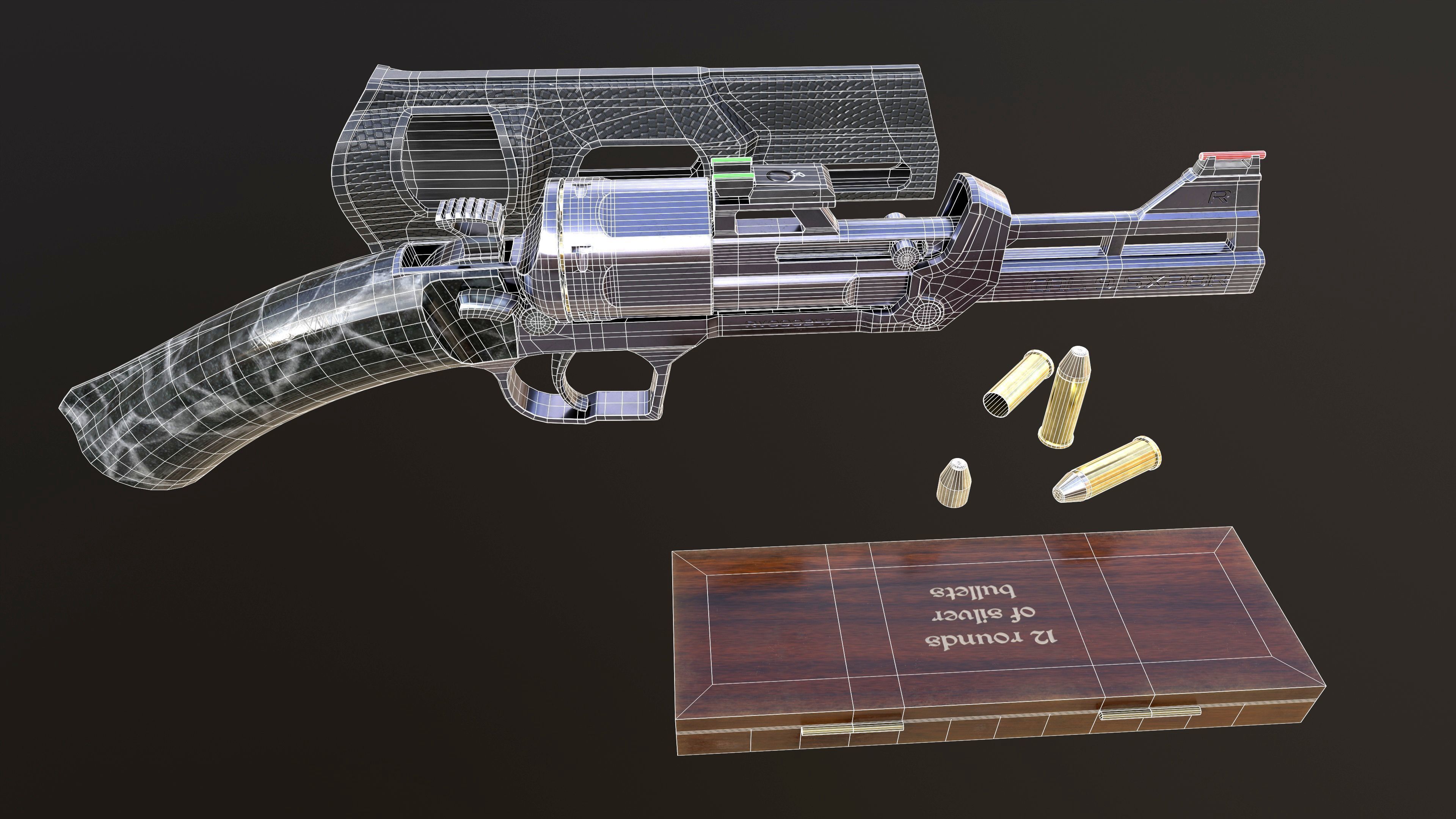 3D model Concept Design Revolver Anesthesia Stainless with Additions VR ...