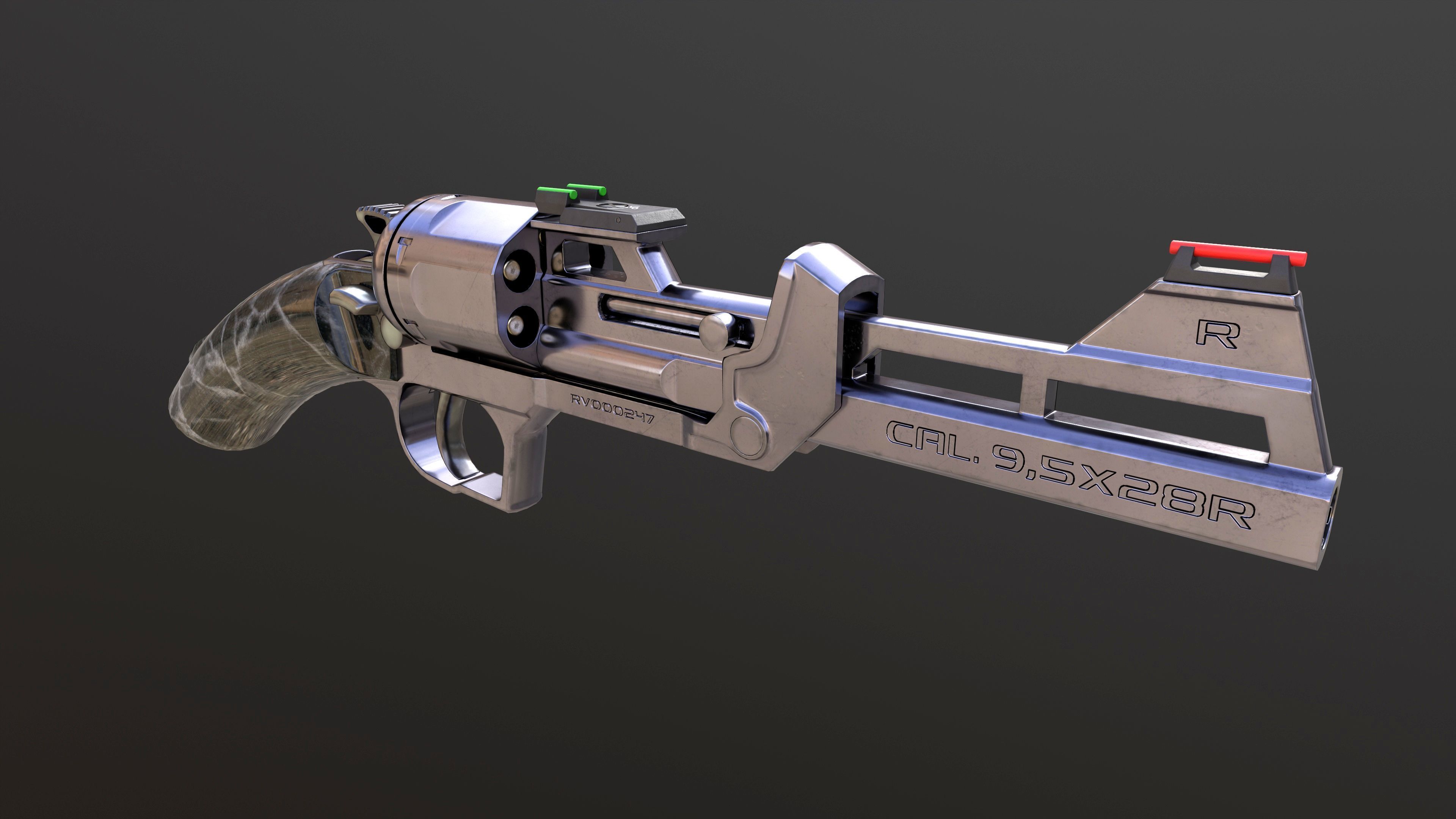 3D model Concept Design Revolver Anesthesia Stainless with Additions VR ...