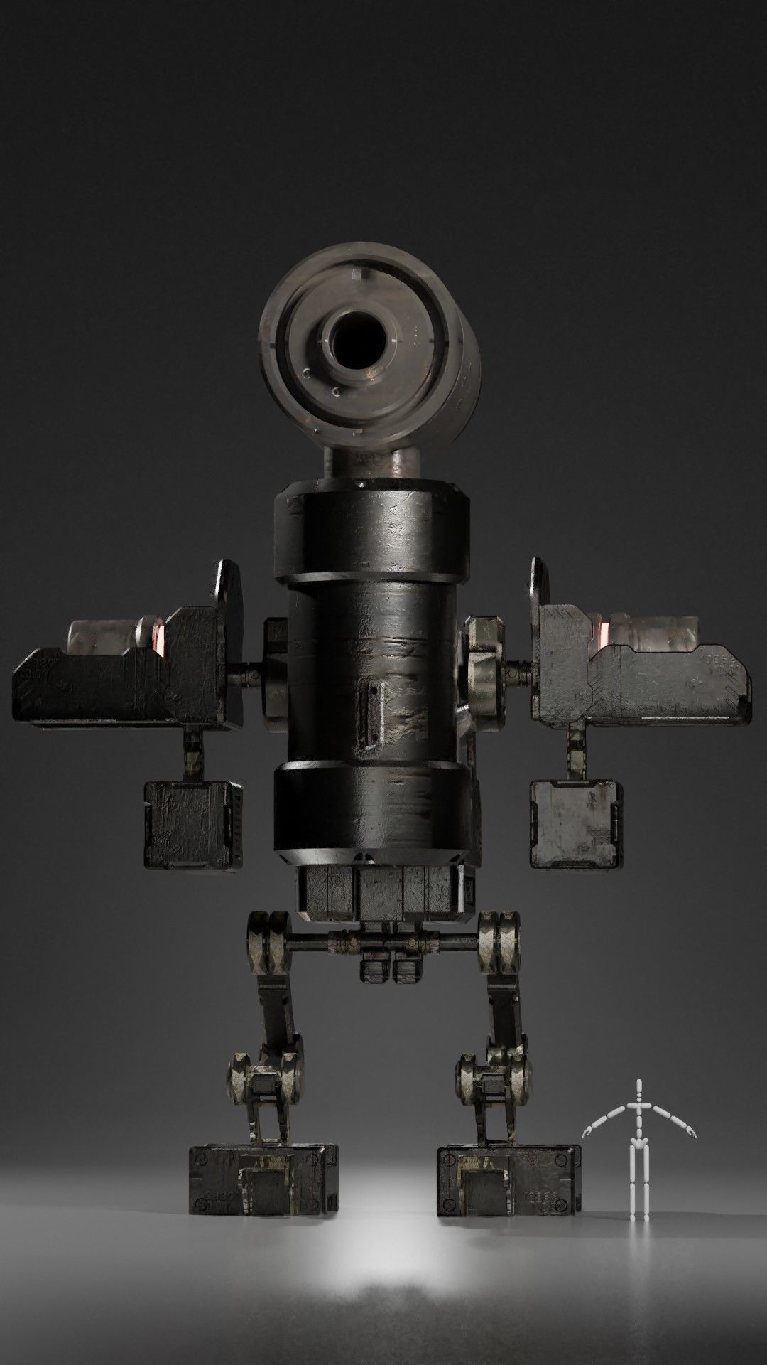 Battle Mech 3D model rigged | CGTrader