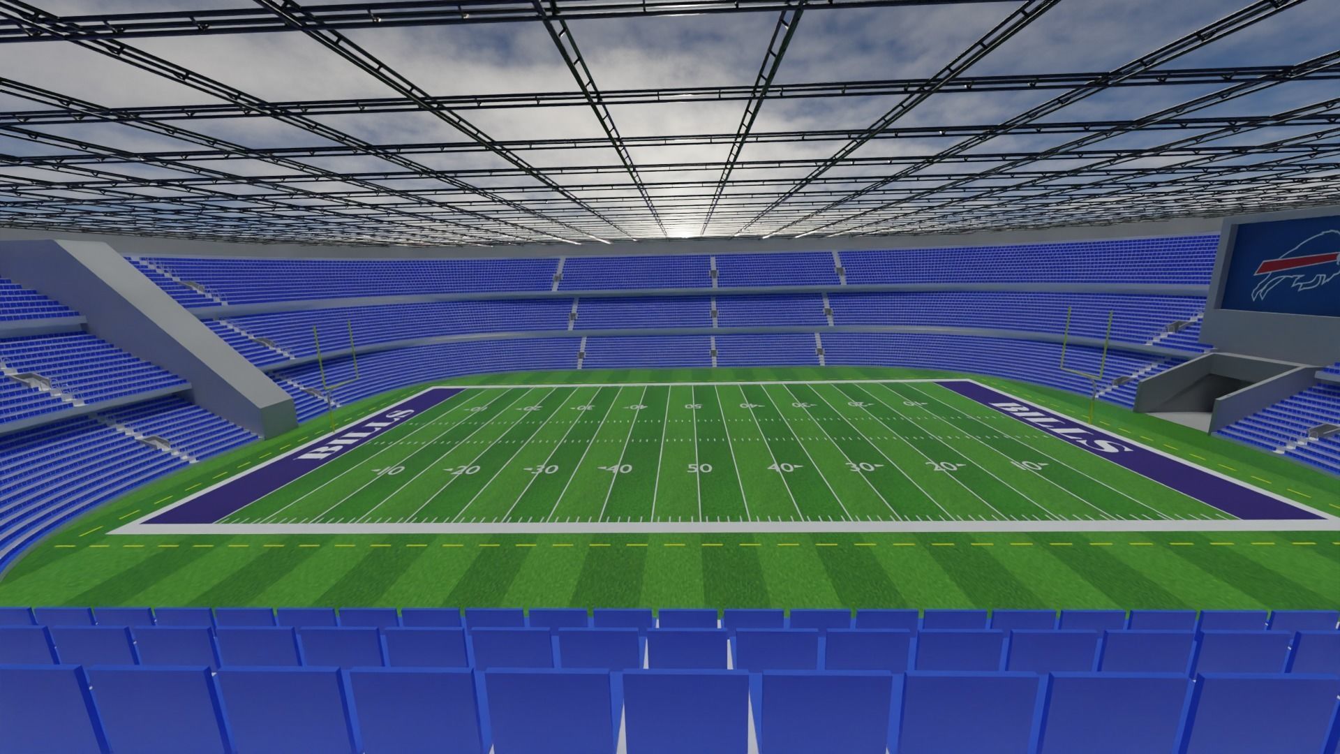 3D model Buffalo Bills - Highmark Stadium - American Football Stadium ...