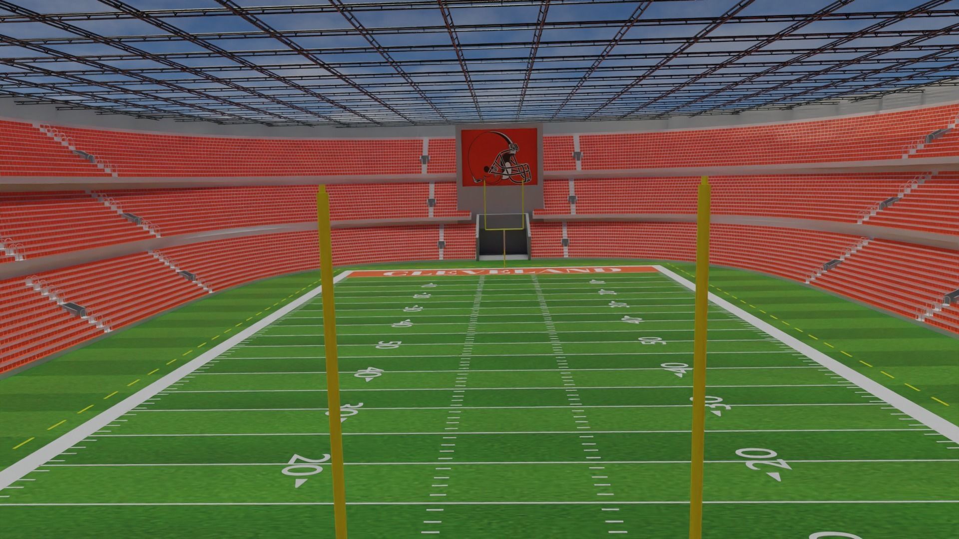 3D model Cleveland Browns - American Football Stadium VR / AR / low ...