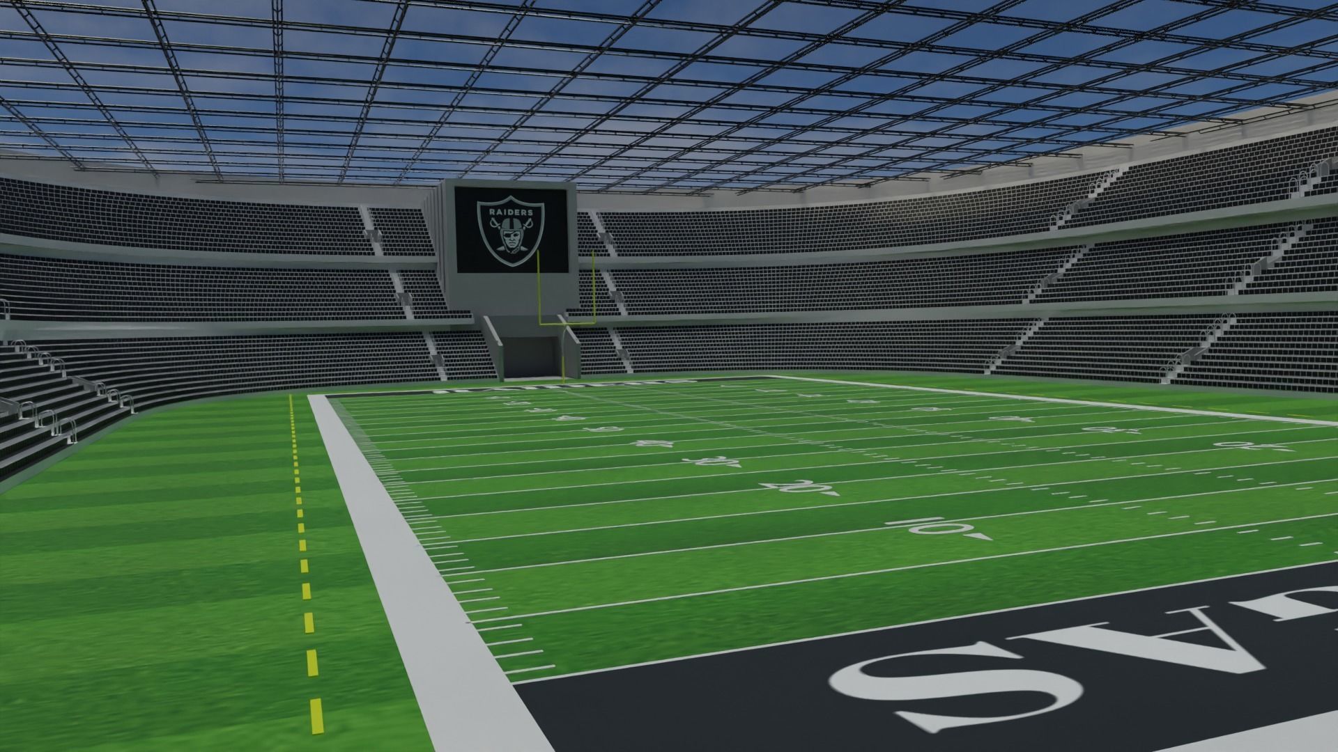 3D model Las Vegas Raiders - American Football Stadium VR / AR / low ...