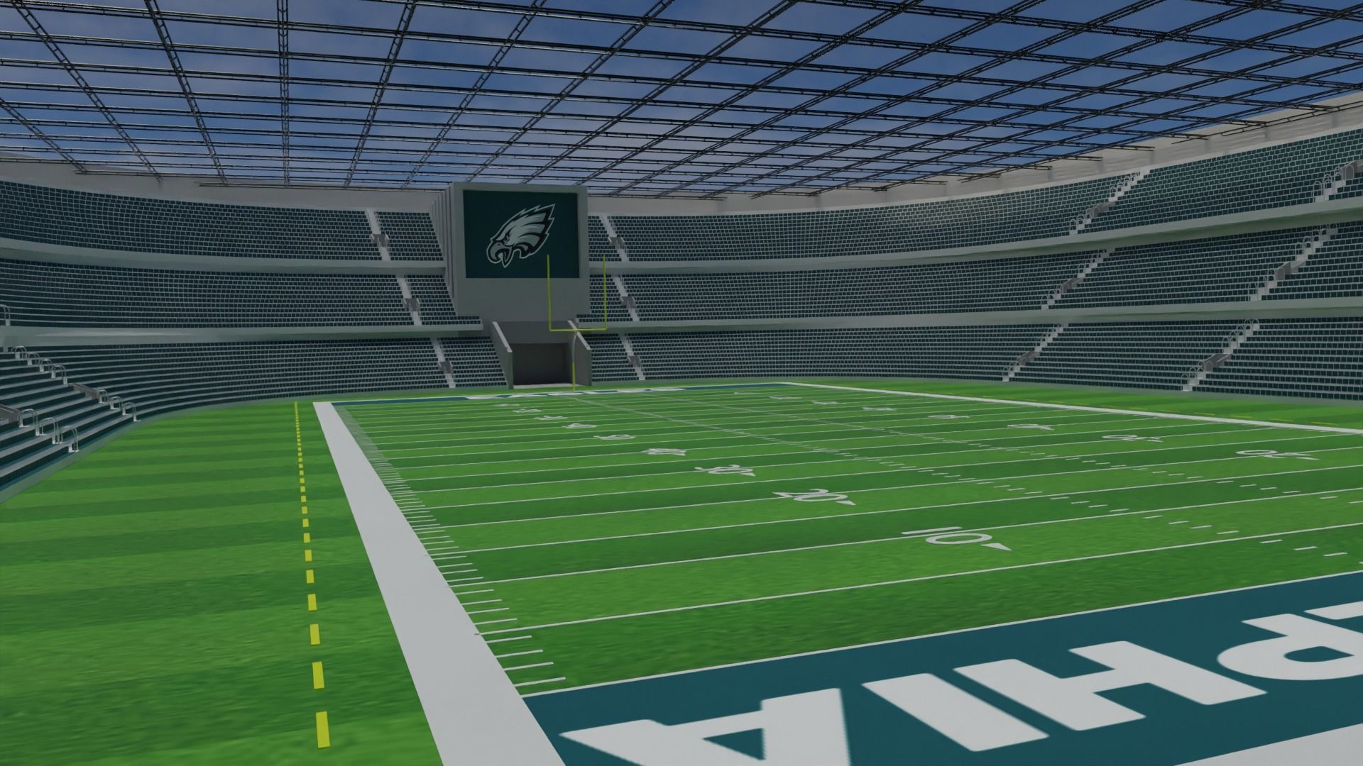 3D model Philadelphia Eagles - American Football Stadium VR / AR / low ...