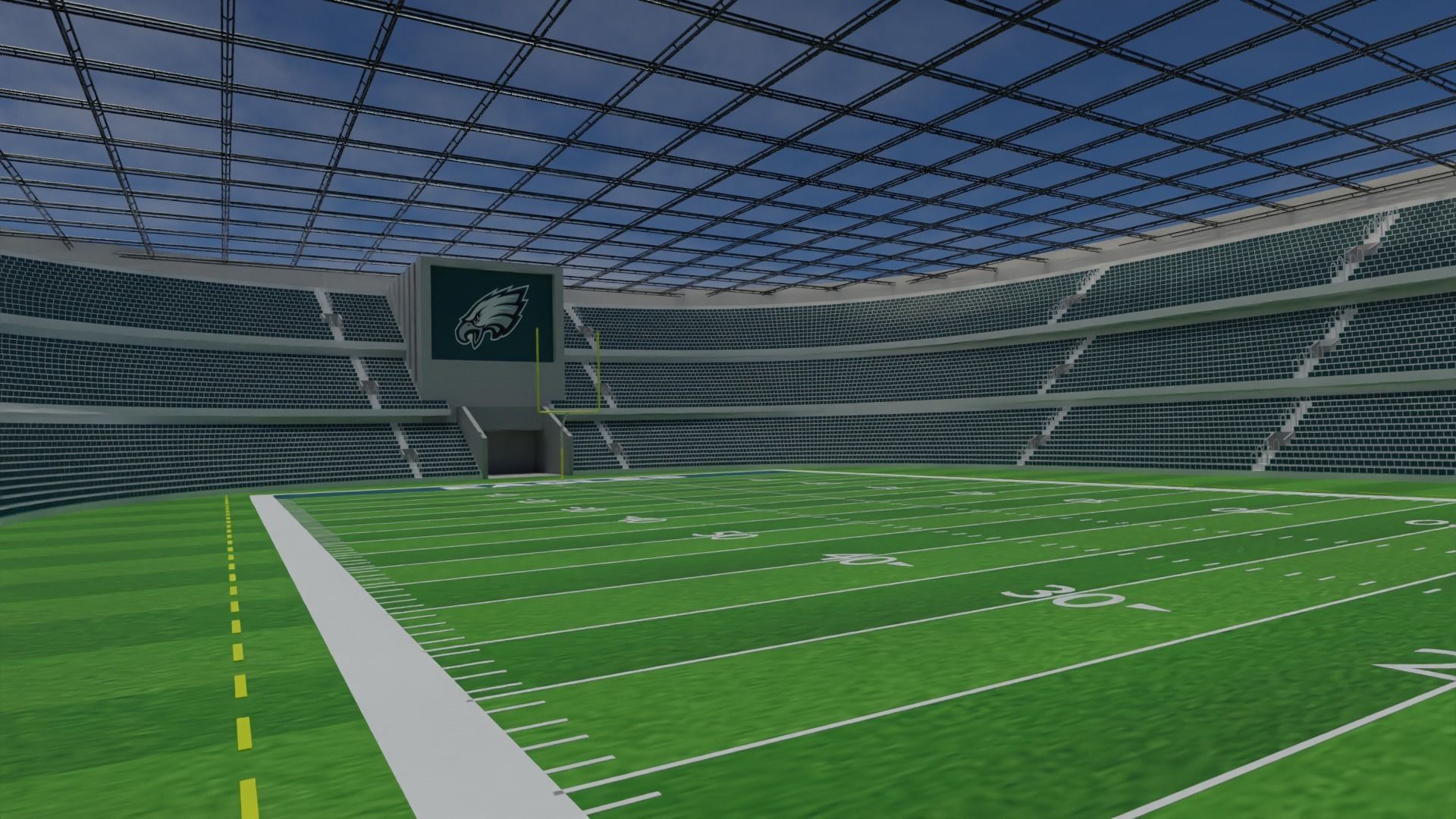 3D model Philadelphia Eagles - American Football Stadium VR / AR / low ...