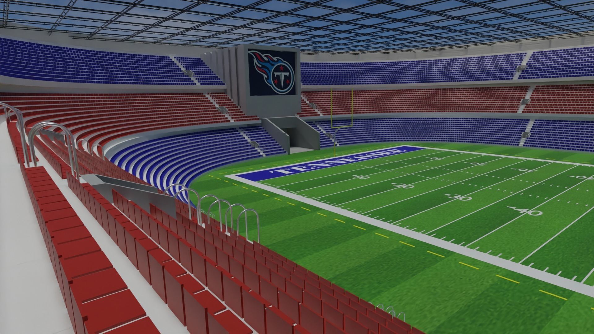 3D model Tennessee Titans - American Football Stadium VR / AR / low ...
