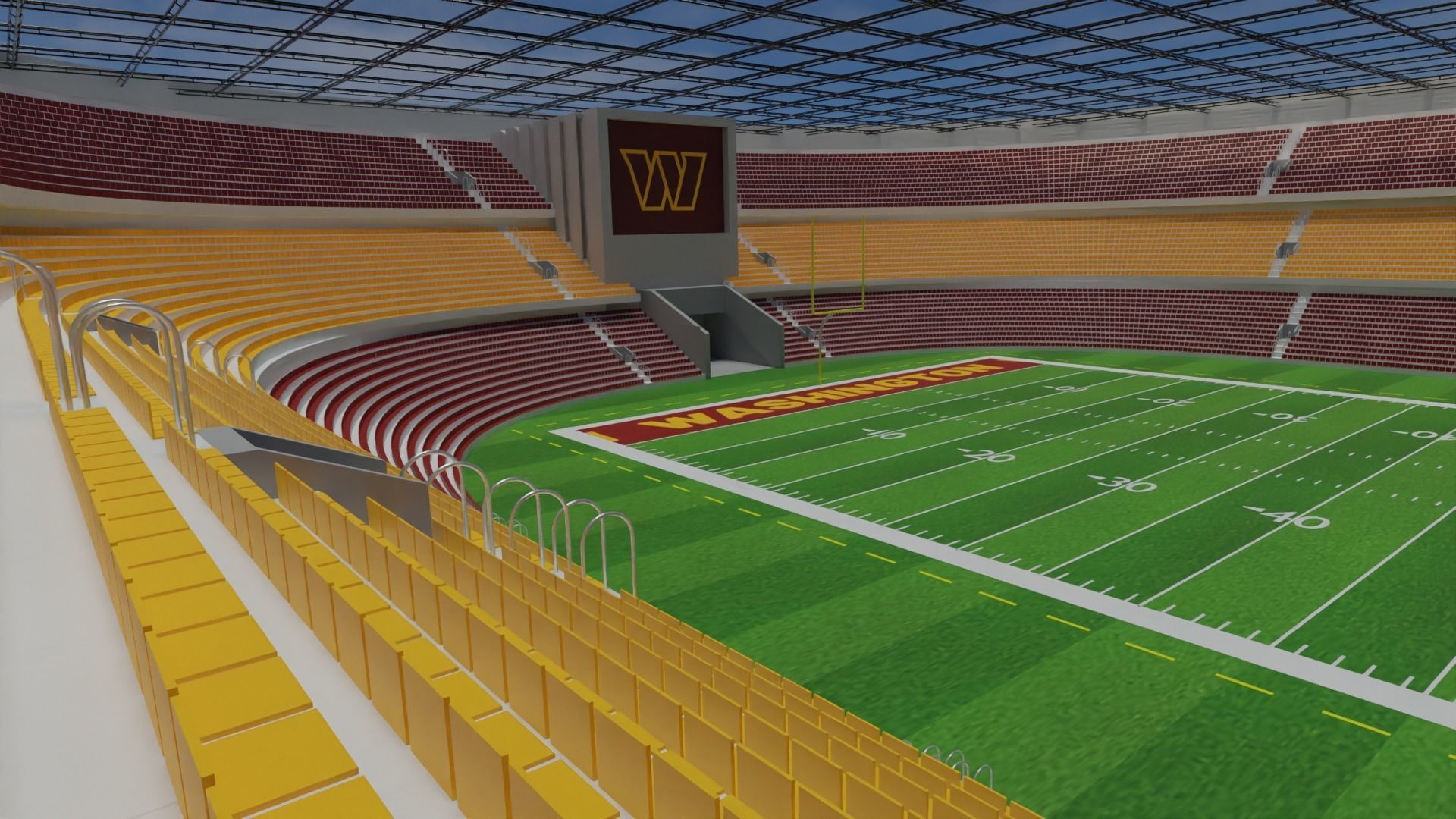 3D model Washington Commanders - American Football Stadium VR / AR ...