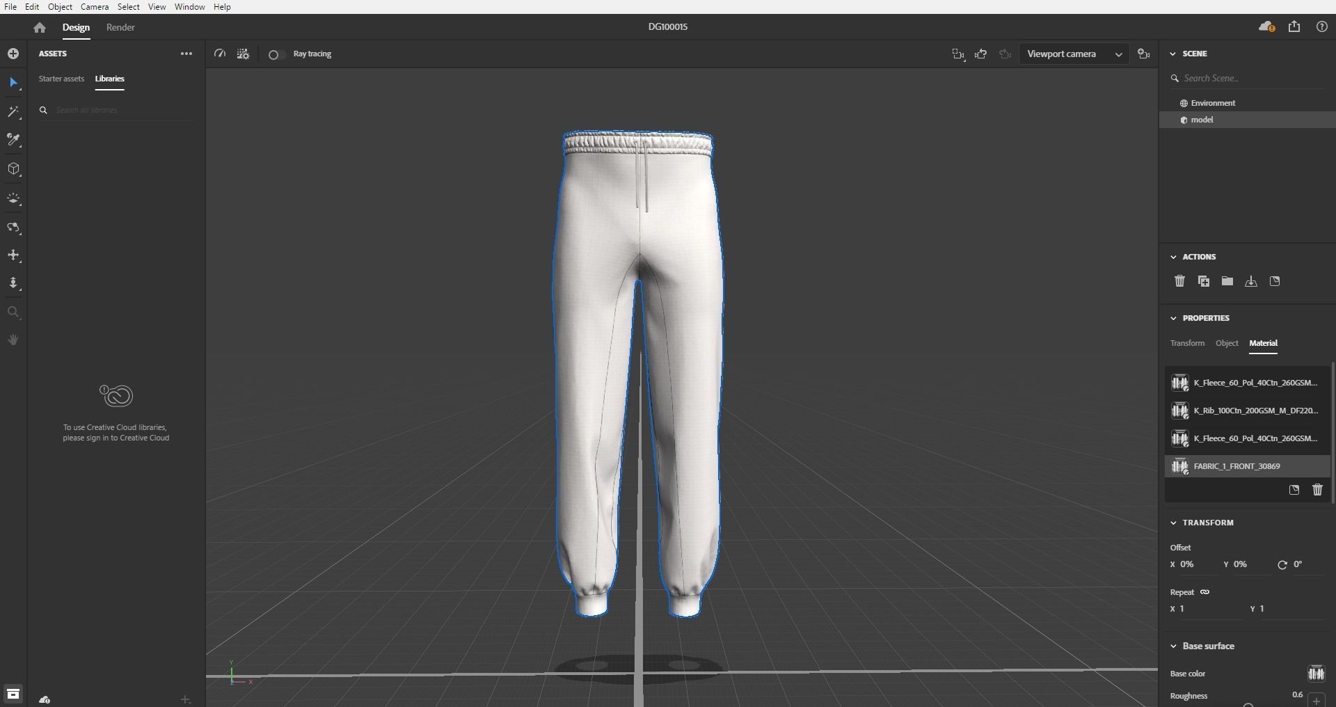Trousers for Men in Casual and Formal Look 3D model | CGTrader