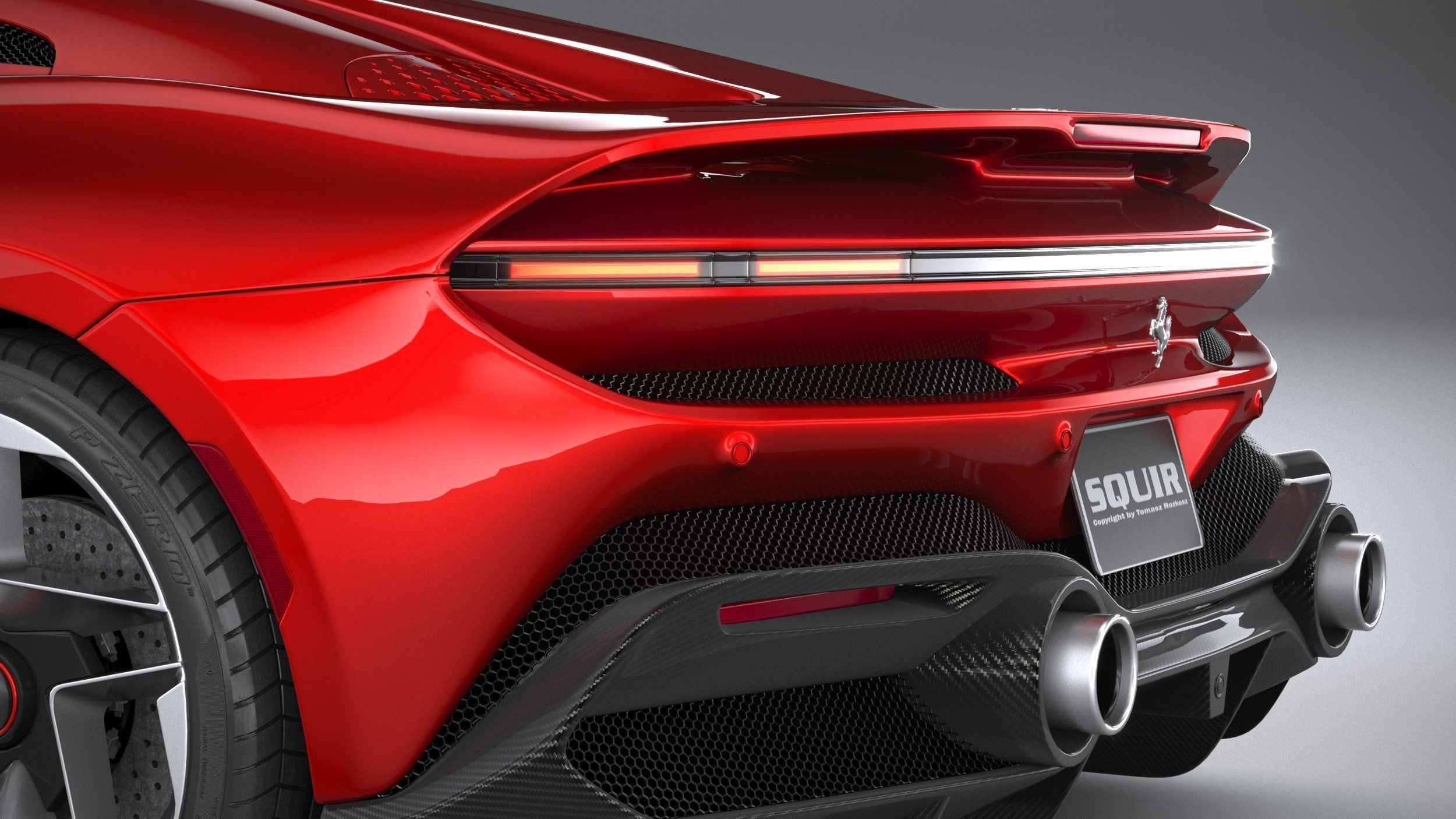 Ferrari SP48 Unica 2023 3D model | CGTrader