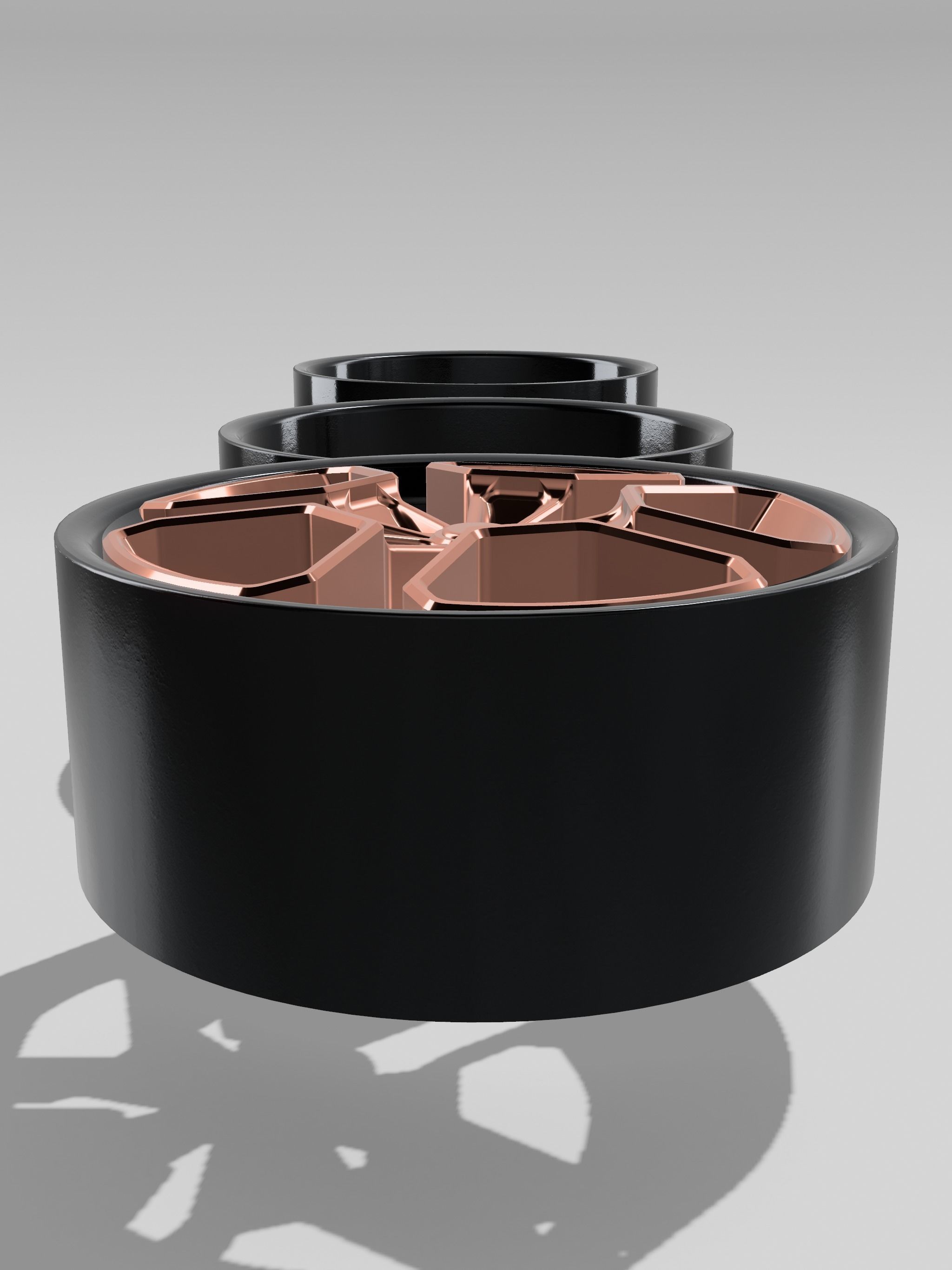 20inch HURACAN Concave Wheels 3 offsets w Tires 3D model 3D printable ...