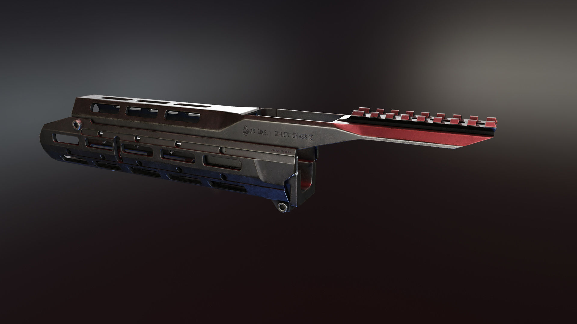 3D model SAG MK21 AK Chassis VR / AR / low-poly | CGTrader