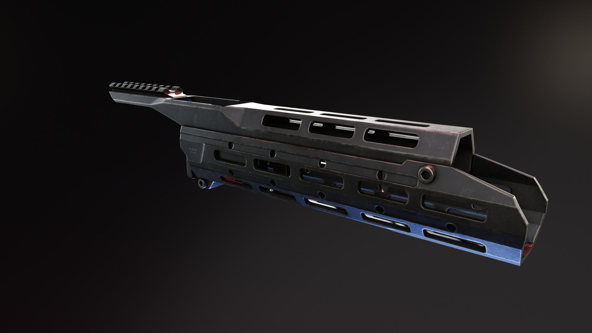 3D model SAG MK21 AK Chassis VR / AR / low-poly | CGTrader