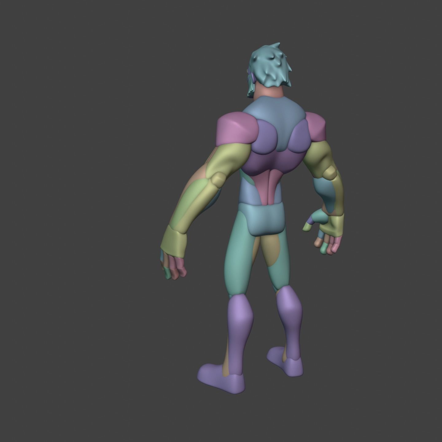 Wolverine Character Blockout 3D model | CGTrader