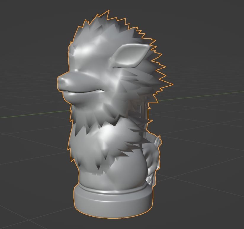 Arcanine Chess Pieces 3D model | CGTrader
