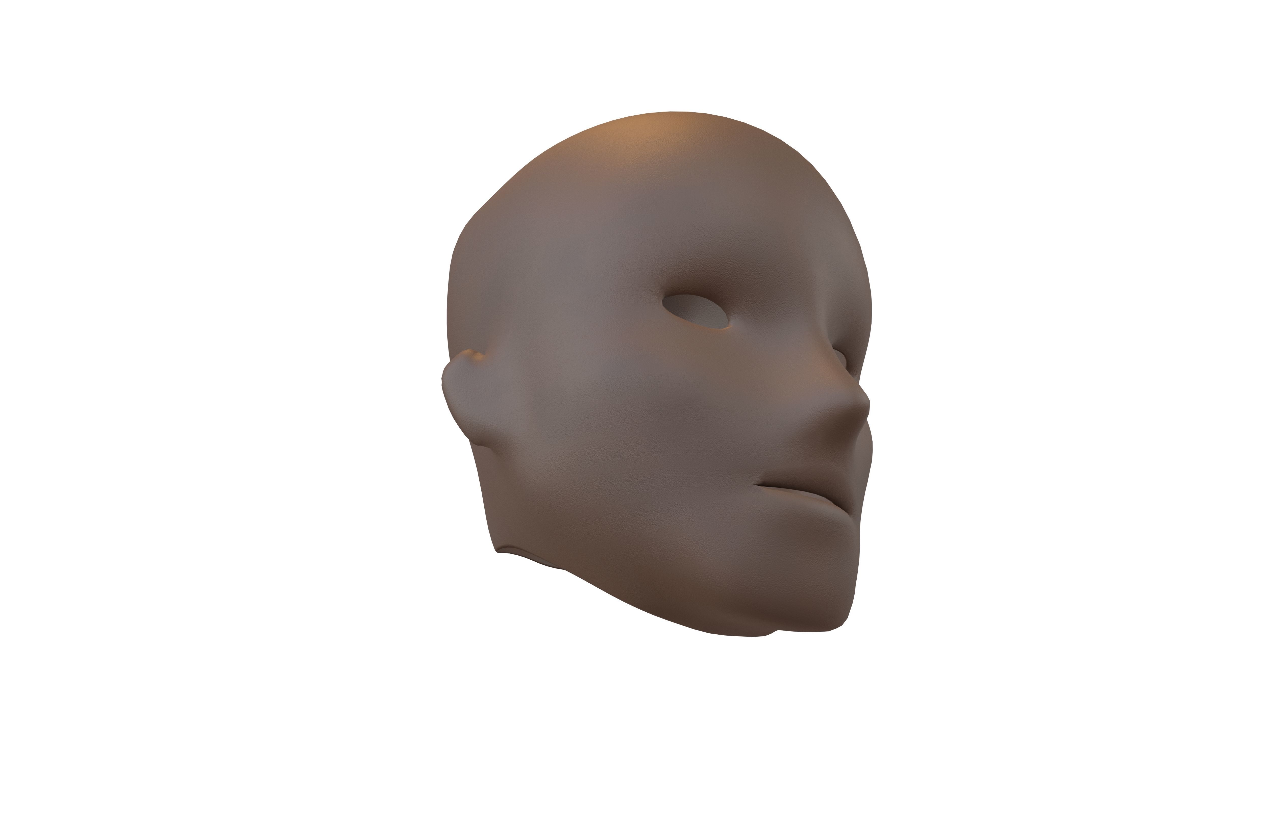 3D model Human Skin Mask v1 005 VR / AR / low-poly | CGTrader