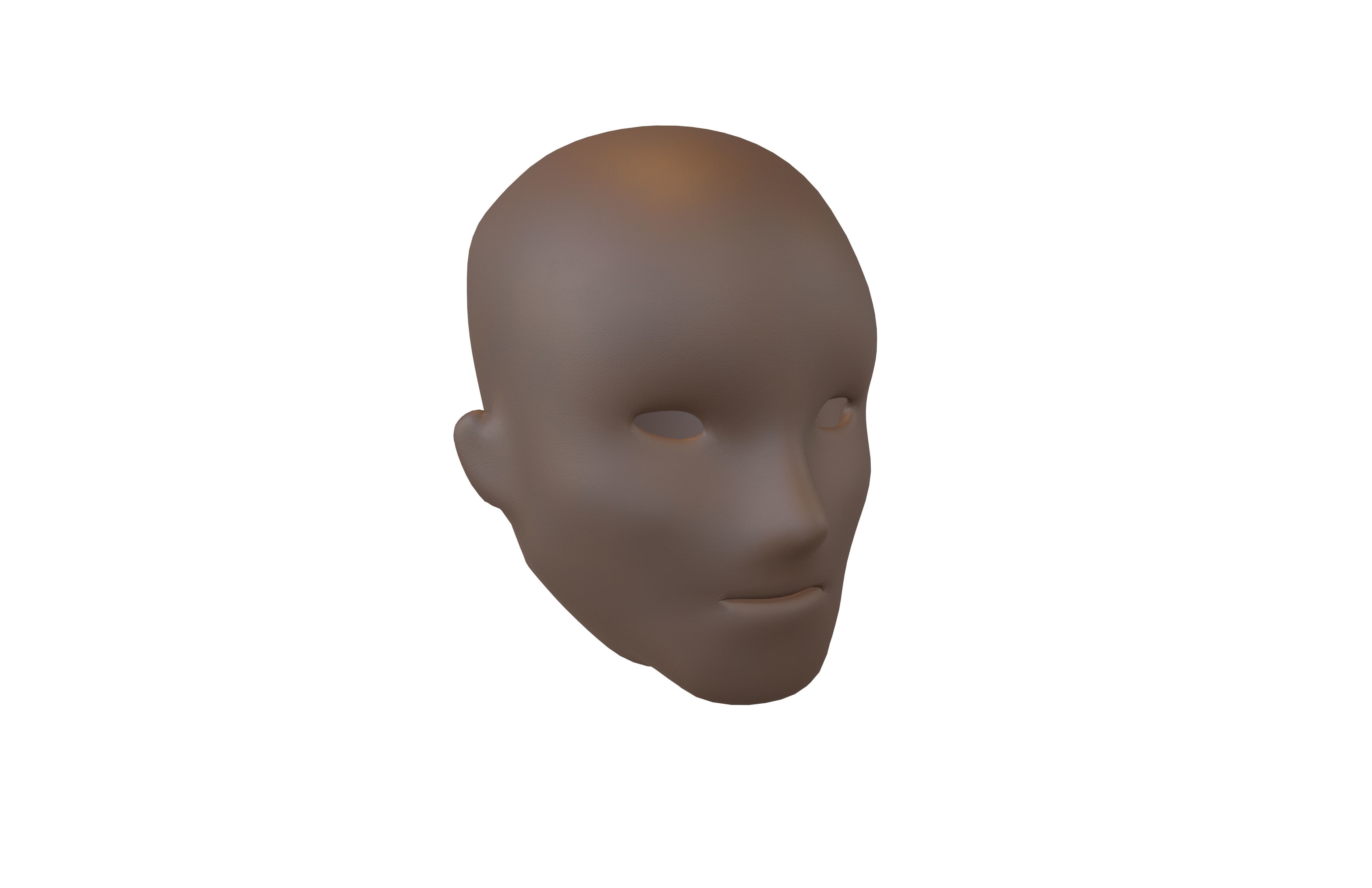 3D model Human Skin Mask v1 005 VR / AR / low-poly | CGTrader