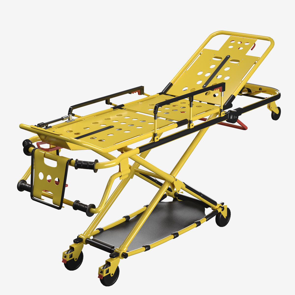 Ambulance stretcher trolley 3D model | CGTrader