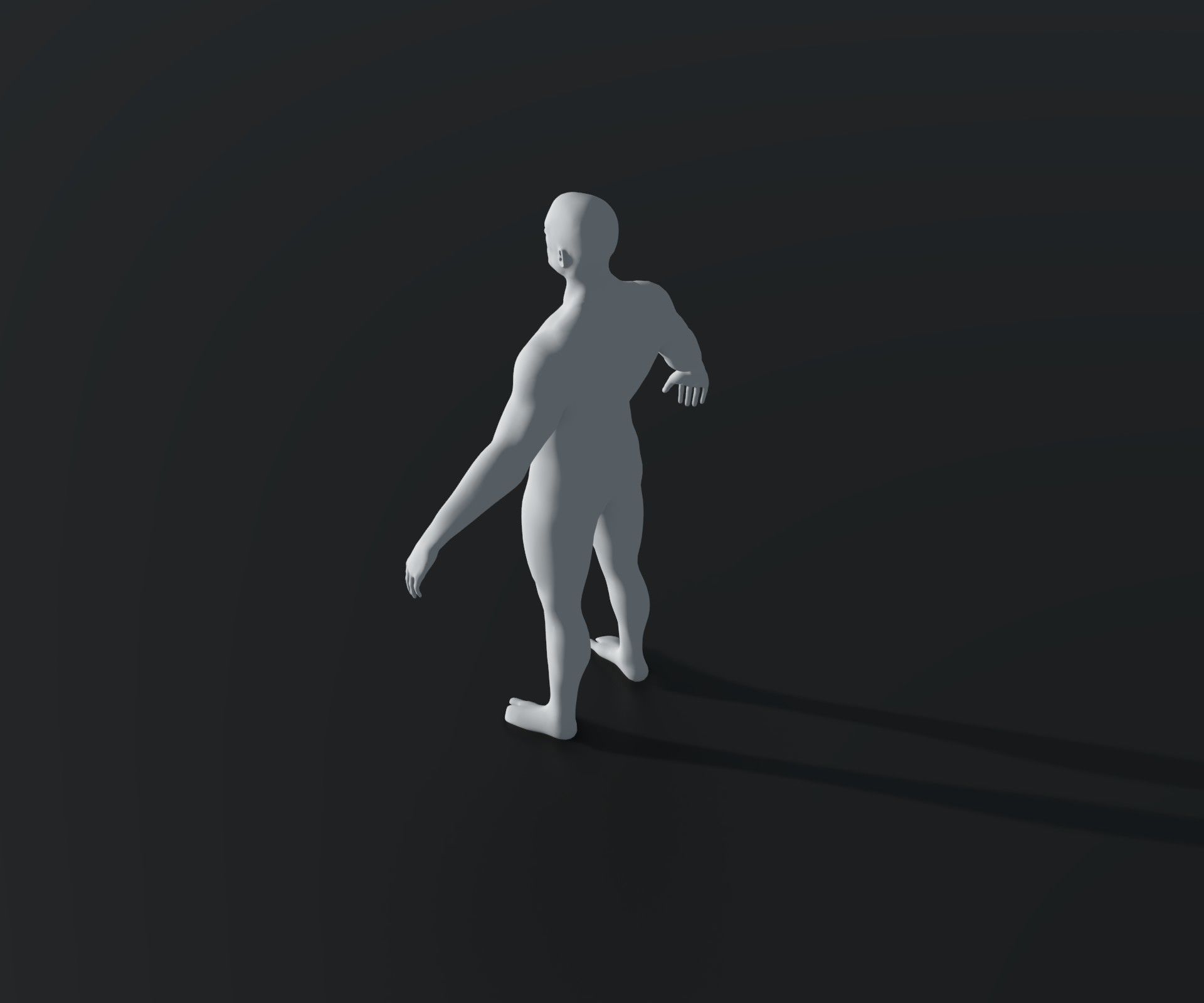 3D model Male Body Base Mesh 28 Animations 3D Model 20k Polygons VR ...