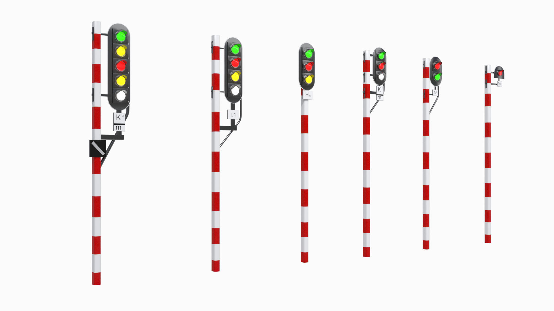 Rail Signaling 3D model | CGTrader