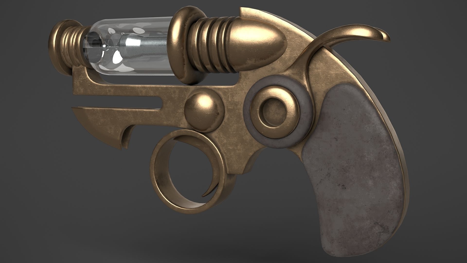 Fantasy Gun 23 3D model | CGTrader