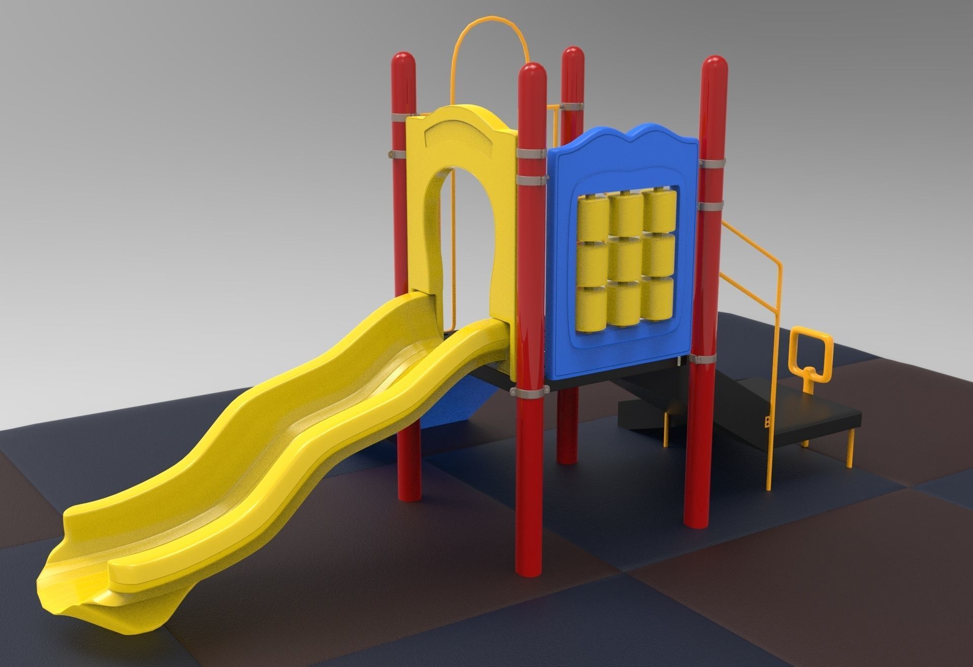 East Child Slide 3D model | CGTrader