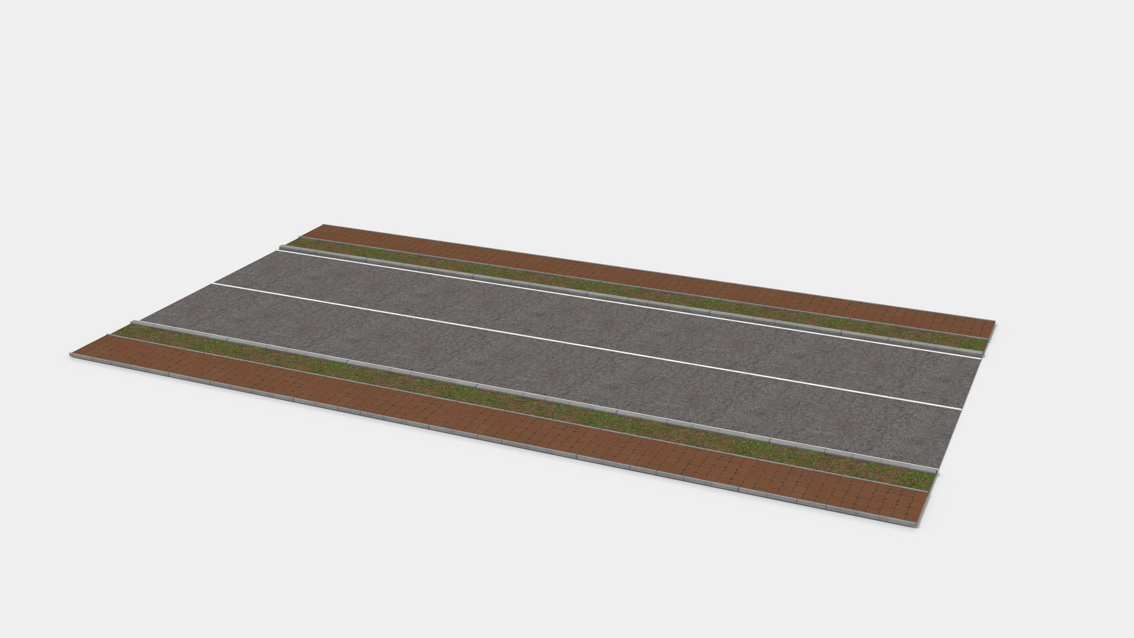 3D model Highway Streets and Construction Roads Unreal Engine Project ...