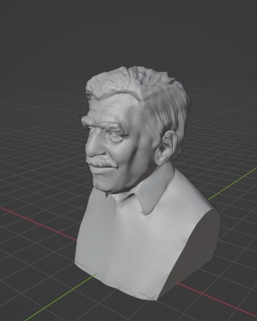 Gabriel Garcia Marquez 3D model 3D printable | CGTrader