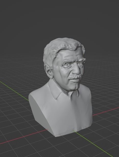 Gabriel Garcia Marquez 3D model 3D printable | CGTrader
