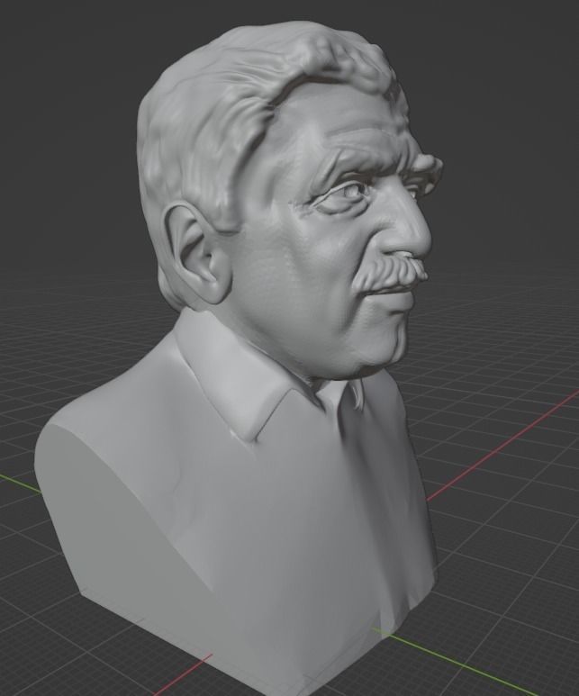 Gabriel Garcia Marquez 3D model 3D printable | CGTrader