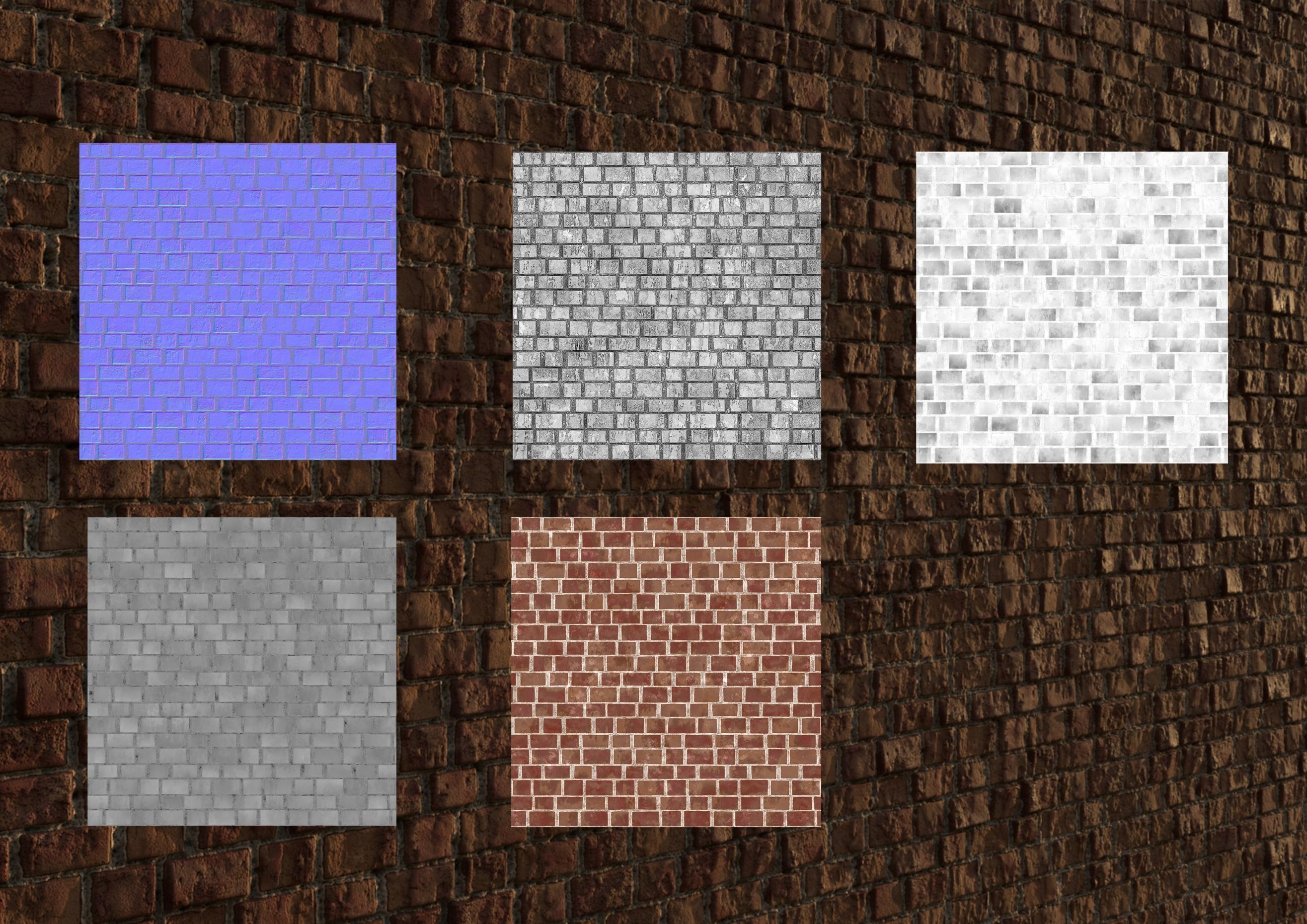 Brick Wall Material SBSAR and Seamless Texture Maps 2K 4K 8K Texture ...