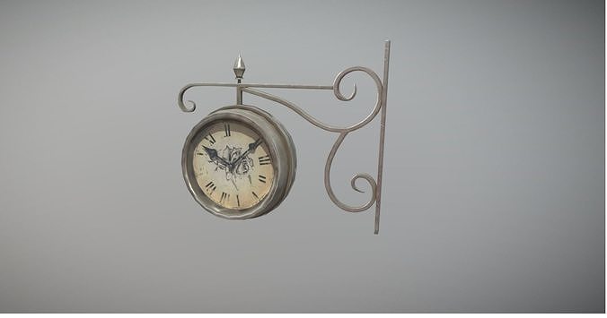Wall Clock 3D model free VR / AR / low-poly 3D model | CGTrader