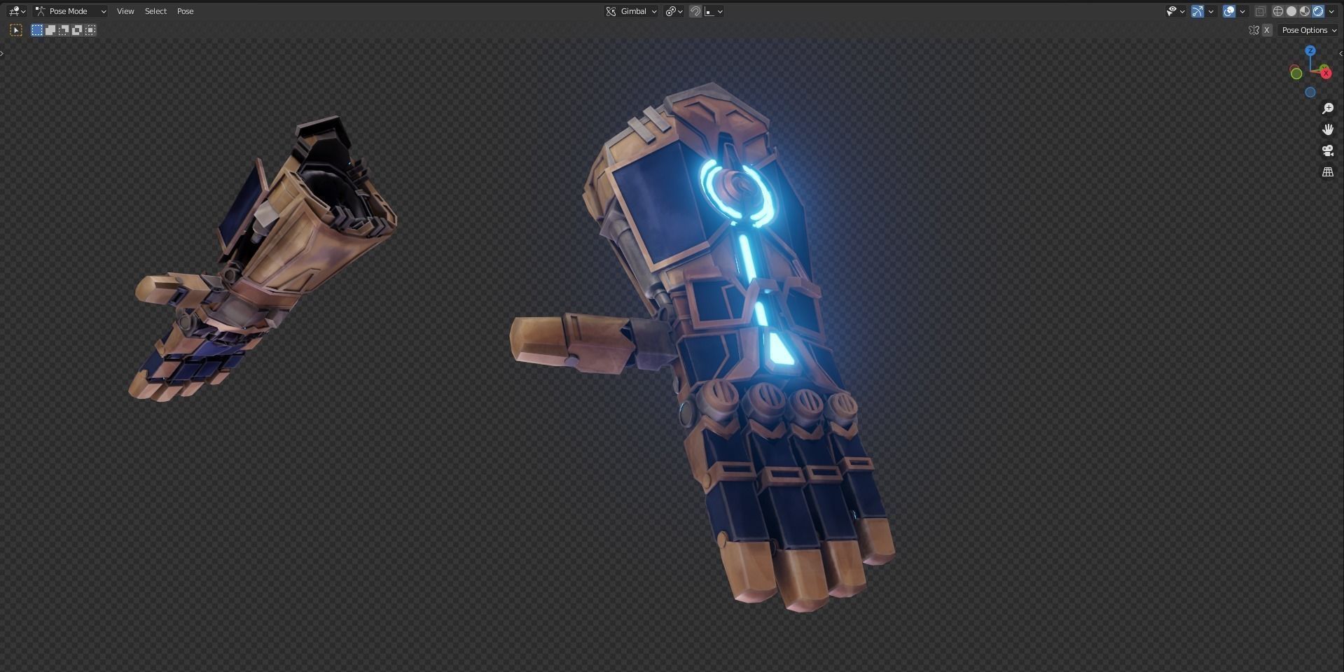 3D model Arcane VI Rig For Blender VR / AR / low-poly | CGTrader